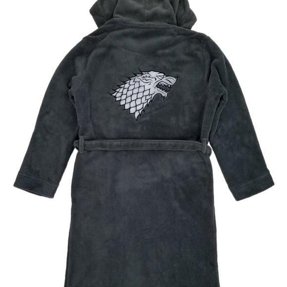 HBO | Underwear & Socks | Mens Game Of Thrones Stark Logo Robe Gray Lxl ...